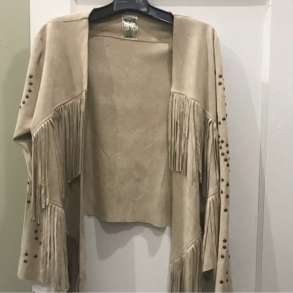 Vocal | Jackets & Coats | Nwot Vocal Usa Swede Fringe And Rhinestone ...